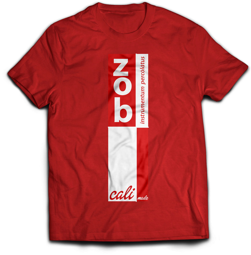Zob Stacked Logo (Colors) T-Shirt | Zob Glass Pipes